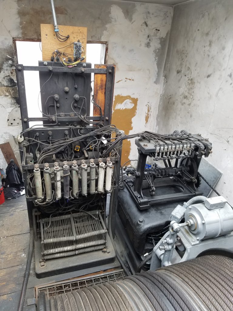 Old DC Powered Elevator Controller Before Full Modernization, SF